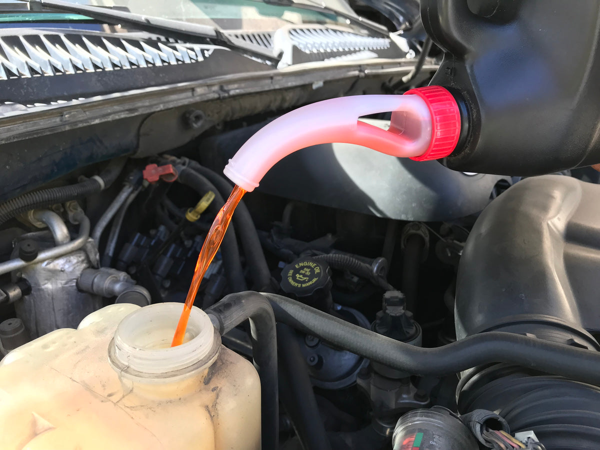 The No Spill Spout is the Best Spill Free Radiator Coolant Funnel